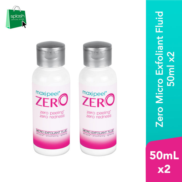 Maxi-Peel Zero Micro Exfoliant Fluid Anti-Acne Blackhead Remover with ...