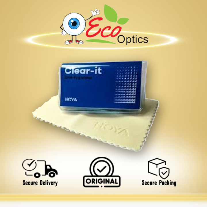 Hoya Clear-It AntiFog Wipes Cloth (1pc ) | Lazada