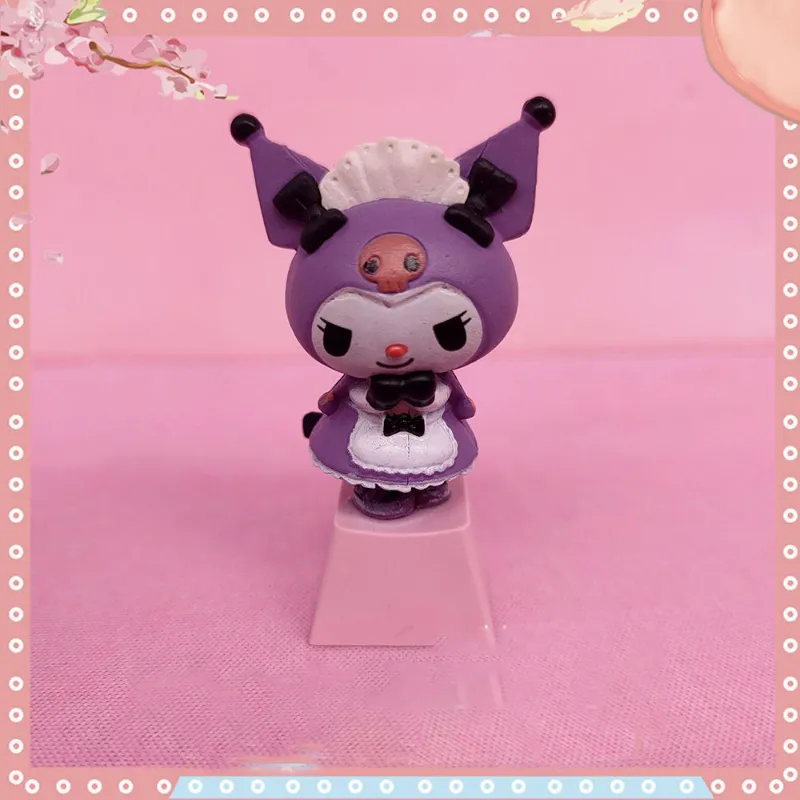 [izhi] Kawaii Sanrio Kuromi My Melody Cartoon Keycaps Cartoon Cute ...