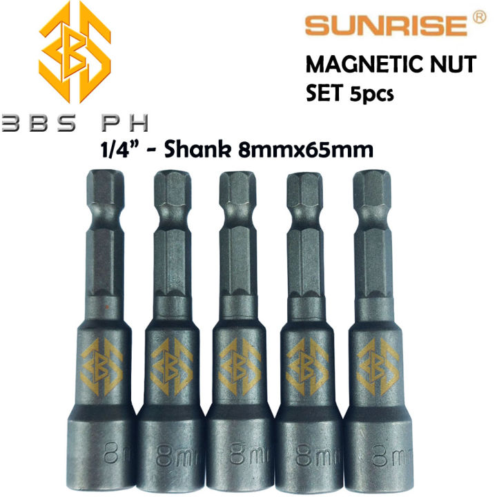 Magnetic Nut Set Tek Screw Adaptor Heavy Duty Sunrise 5pcs I 3BS ...