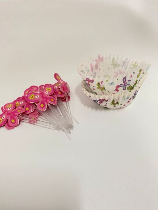 24pcs Cupcake Toppers Cute Cartoon Princess Theme Cake Decorations ...