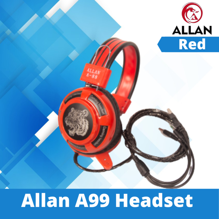 Allan - A99 A88 A77 Heavy Duty Gaming Headset New Style/DJ/Gaming ...
