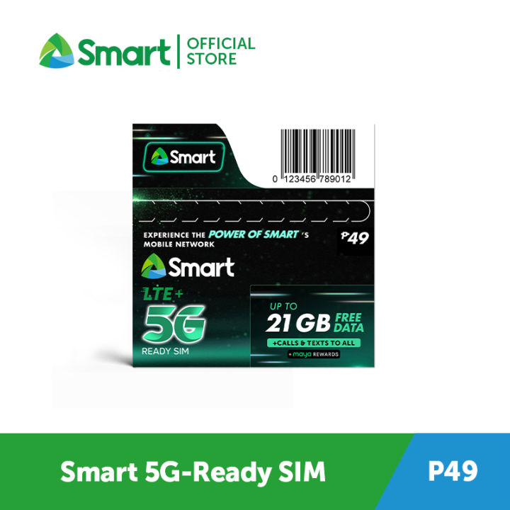 Smart 5G Sim (New) With 21Gb Free Data | Lazada PH
