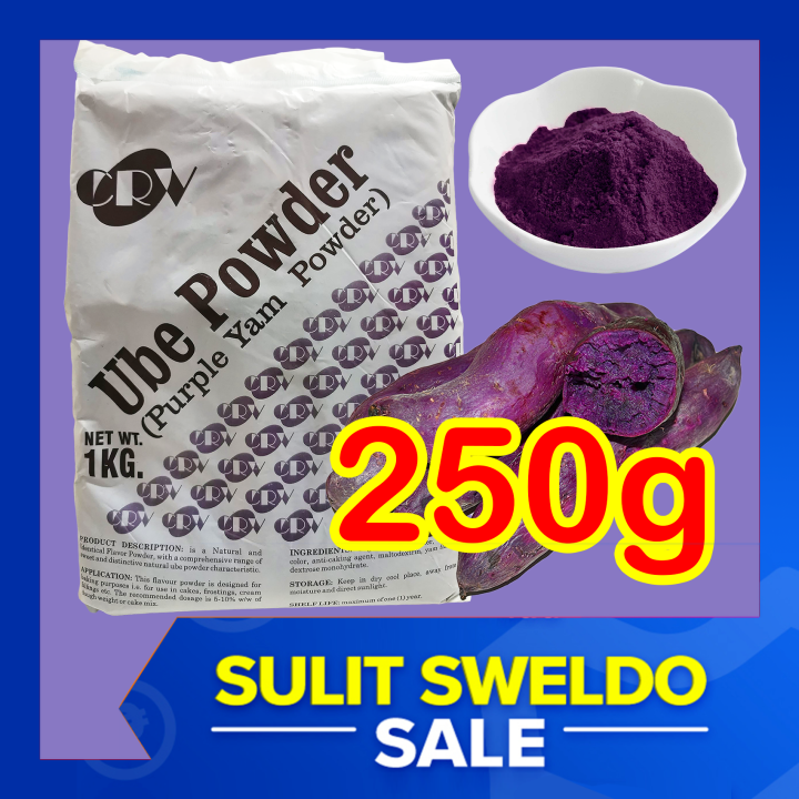 250g CRV UBE POWDER FOR BAKING Ube Flavoring Ube Extract Ube Essence ...