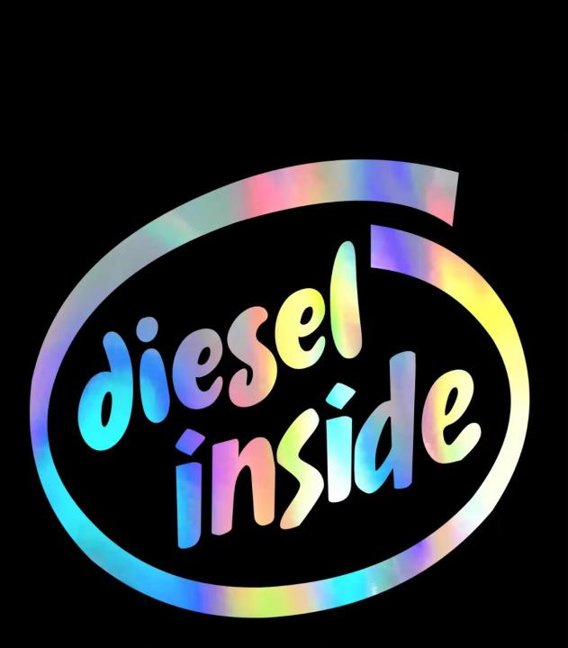 Diesel Inside Decal Car Motorcycle Decal Vinyl Waterproof Sticker ...