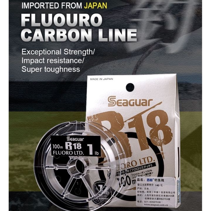 Senar Leader Fluorocarbon Seaguar R18 100 meter Made in Japan | Lazada Indonesia
