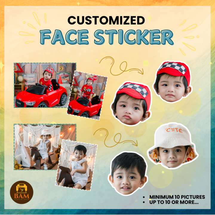 Personalized FACE STICKERS | Lazada PH