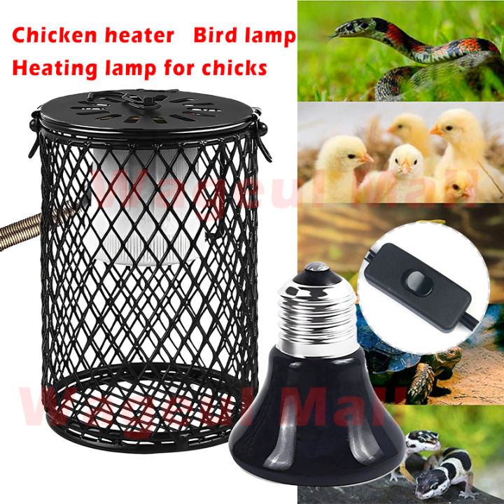 25W/50W/75W/100W Chicken heater Ceramic Heat lamp bulb for chicks dogs ...