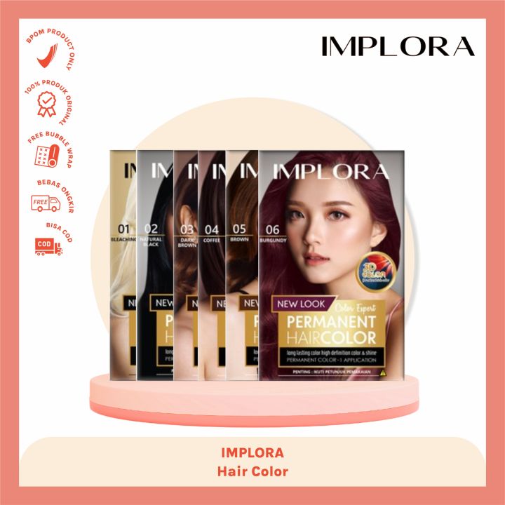 Implora Permanent Hair Color semir rambut pewarna rambut ORIGINAL ... Implora Permanent Hair Color semir rambut pewarna rambut ORIGINAL ...