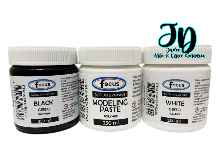 Focus White Gesso & Modeling Paste [250ml] | Lazada PH