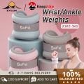 Wrist Weights Adjustable Pair Set Ankle Wrist Iron Sand Bag Strap Strength Training Fitness ...