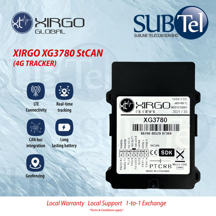 CLEARANCE XIRGO XG3780 StCAN (4G TRACKER) LTE Real-time tracking CAN ...