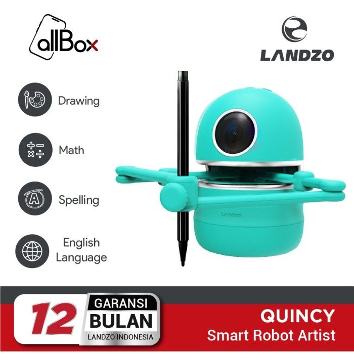 QUINCY SMART ROBOT PINTAR UNTUK BELAJAR MENGGAMBAR MENULIS MEWARNA -RC ...