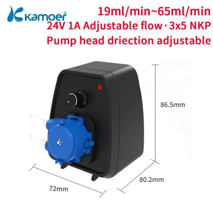 Kamoer KCP-X Super Mini Peristaltic Pump 24V DC Motor Self-priming Pump ...