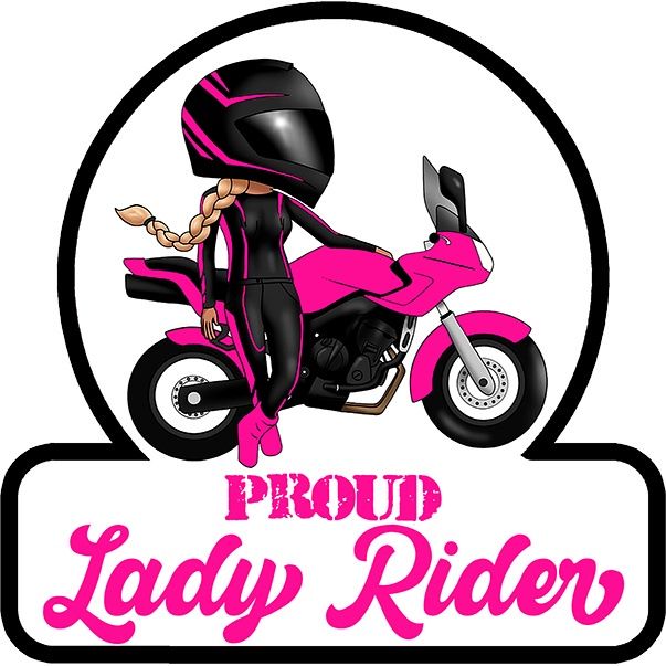 Proud Lady Rider Motor Sticker Waterproof | Lazada PH