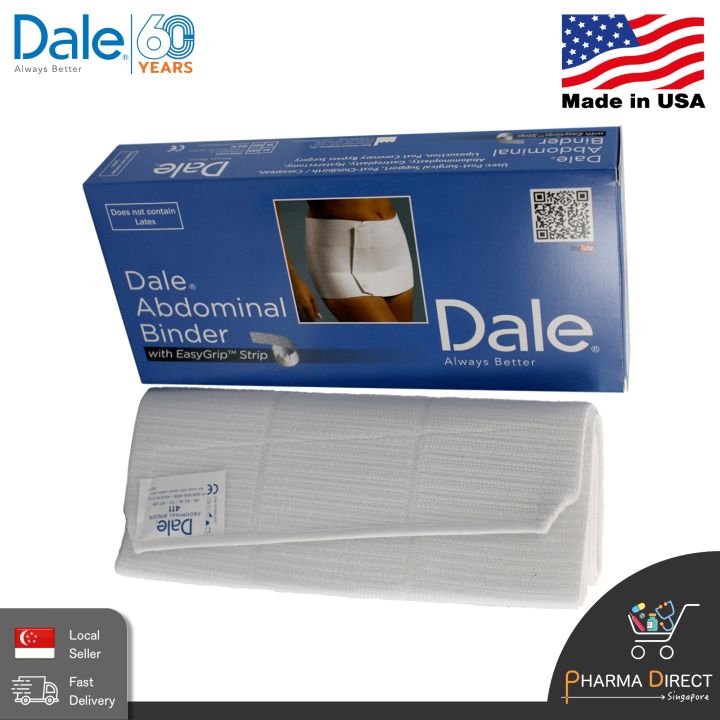 Dale Abdominal Binder 12” Wide 4 Panel S Size Post Surgical Stretches ...