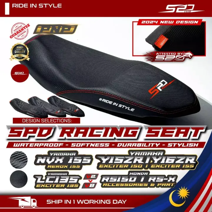SPD Racing Seat 2024 Design Curve & Flat PNP RS150 V1-V3 RS-X 150 ...