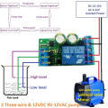 12V Water Level Automatic Controller Liquid Sensor Switch Solenoid ...