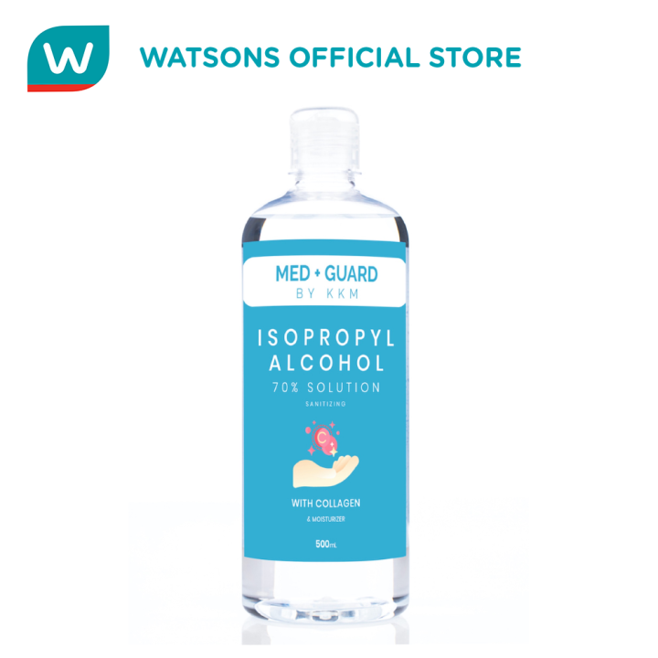 MED+GUARD Isopropyl Alcohol with Collagen 500ml | Lazada PH