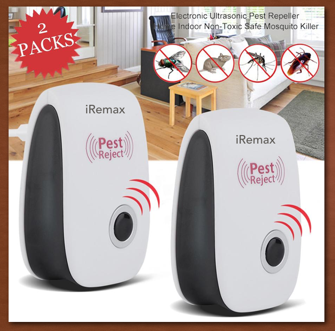 iRemax เครื่องไล่ยุง Pest Repeller 1 แพค ได้ 2 เครื่อง ไล่ หนู ไล่แมลง ...
