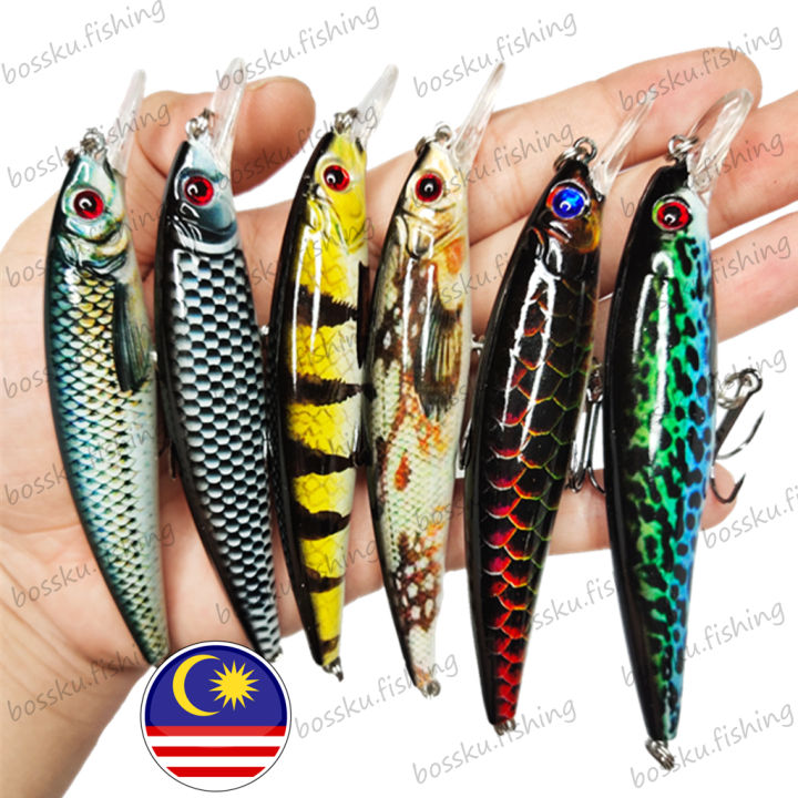 👍Ready Stock👍 11cm / 13g Live series Floating Minnow / Siakap Killer ...
