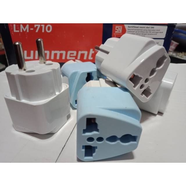 T kombinasi steker T jek sambungan komputer | Lazada Indonesia