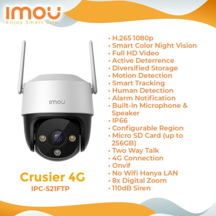 CAMERA IMOU CRUISER 4G IPC-S21FTP | Lazada Indonesia