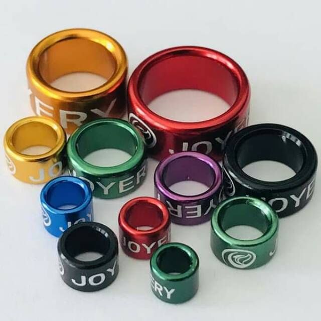 10 BIJI RING BURUNG MODEL LASER MERPATI MURAI LOVEBIRD PUTER PERKUTUT ...