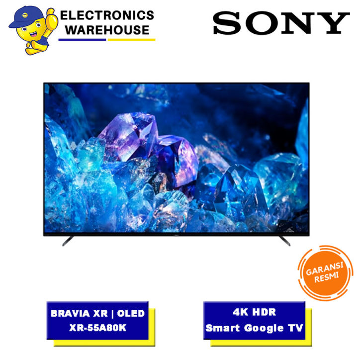SONY Bravia OLED A80K 4K HDR Google TV 55 Inch XR-55A80K | Lazada Indonesia