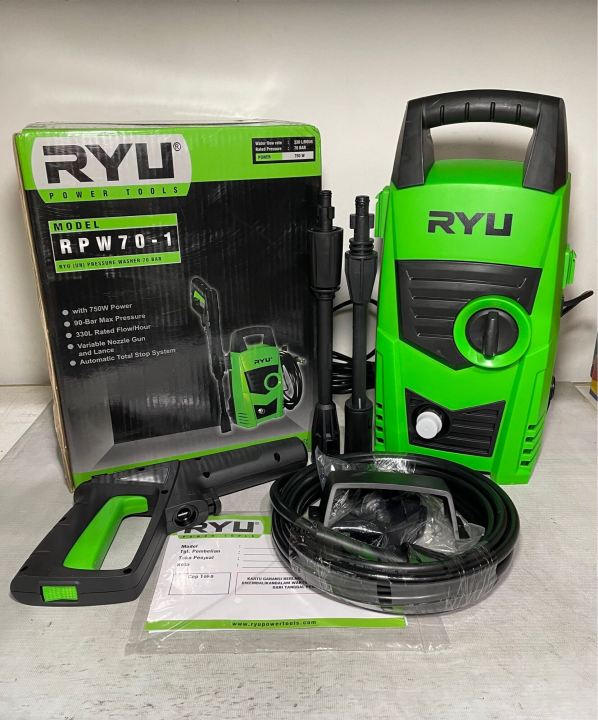 RYU TEKIRO jet cleaner rpw 70 mesin cuci mobil Motor Mesin steam rpw 70-1 ryu | Lazada Indonesia