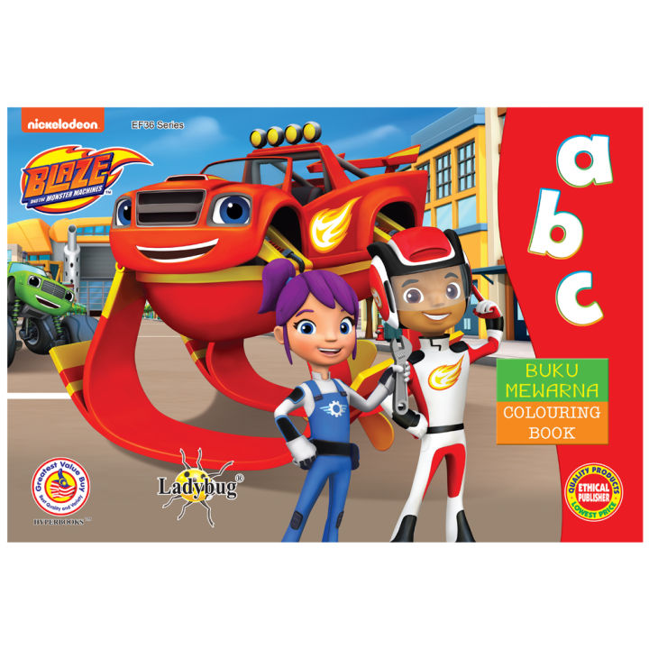 Blaze And The Monster Machines Colouring Book EF36 SERIES | Lazada