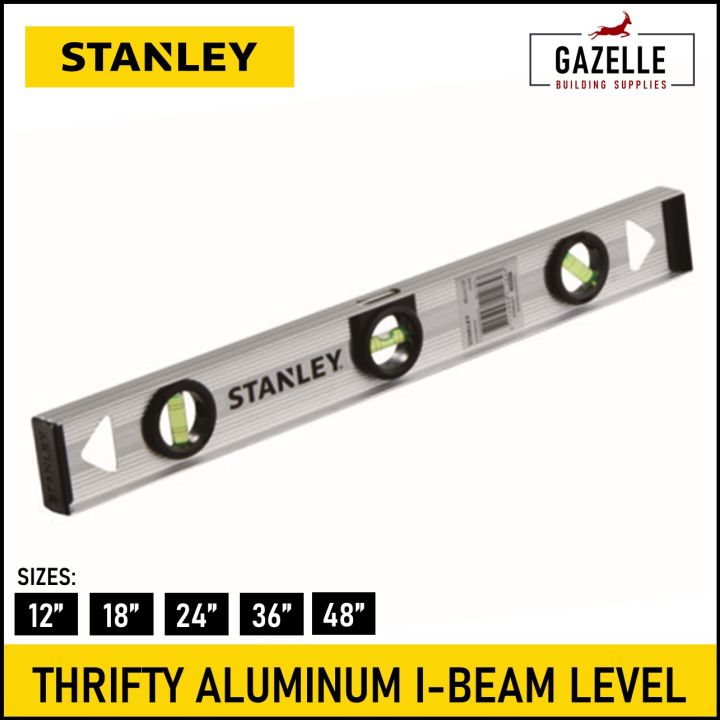 Stanley Level Bar Thrifty Aluminum I-Beam Level ( 12 / 18 / 24 / 36 ...