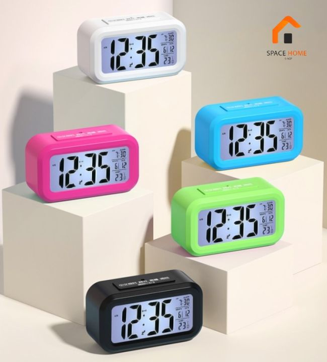 SPCนาฬิกาดิจิตอล นาฬิกาปลุก LED DIGITAL CLOCK นาฬิกาตั้งโต๊ะ | Lazada.co.th