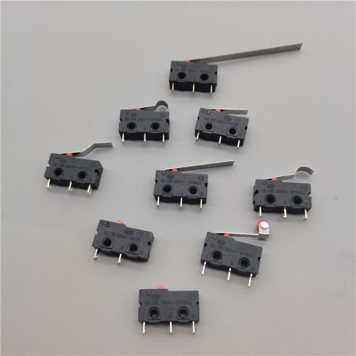 5Pcs Mini Micro Limit Switch NO NC 3 Pins PCB Terminals SPDT 5A 125V ...