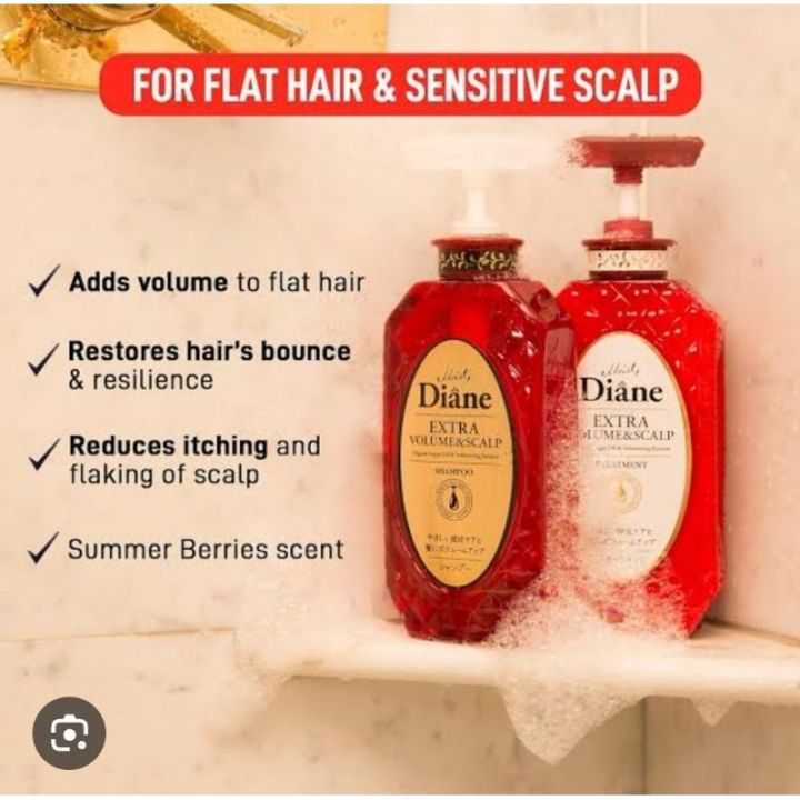 DianeG eme extra volume scalp for flat hair and sensitive scalp Shampoo ...