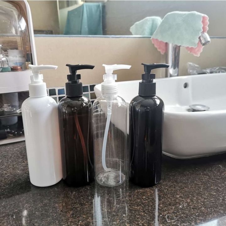 PETG Slim Shampoo Lotion Pump Bottle Plastic Lotion Press for Bath Soap ...