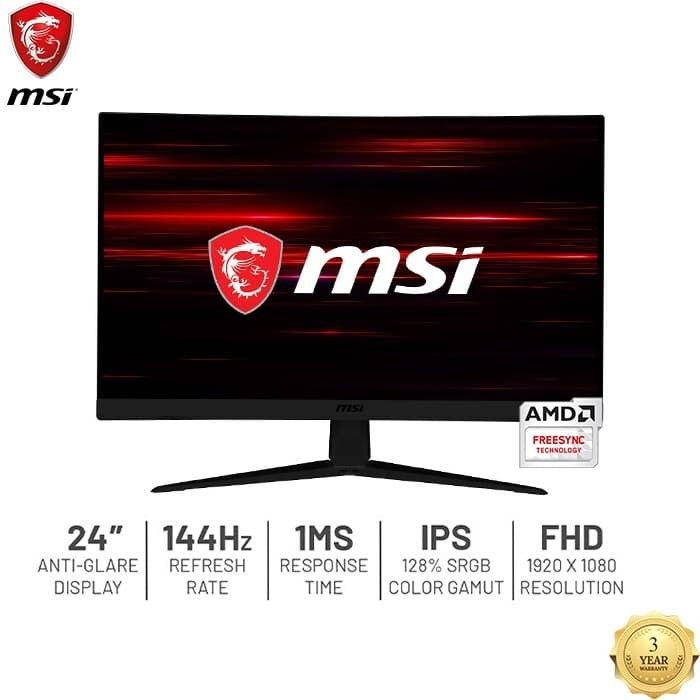 MSi Optix G241 Gaming Monitor 24 Inch - FHD IPS 144Hz 1ms | Lazada ...
