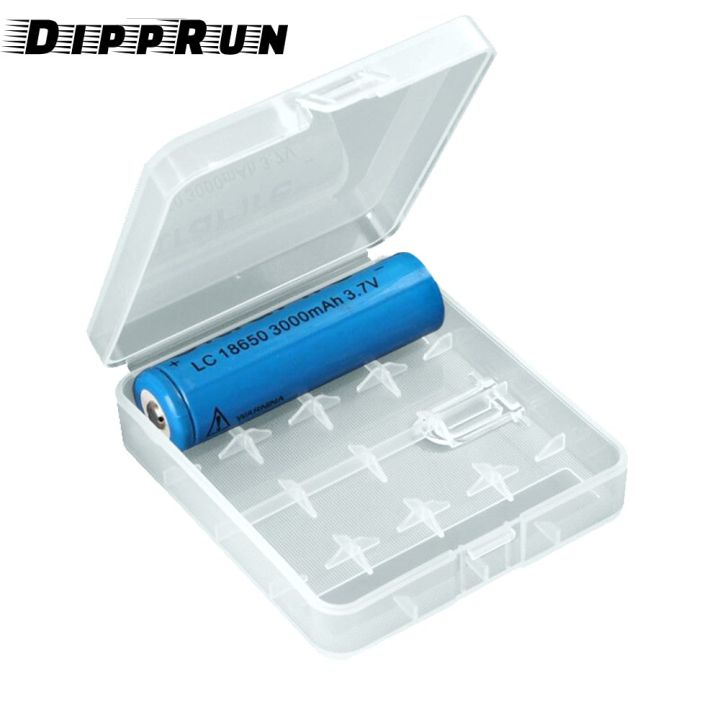 DIPPRUN【OPP Package】18650 Battery Box Plastic Case Casing Holder ...