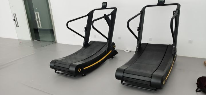 Powerless commercial treadmill gym studio large crawler arc magnetic ...