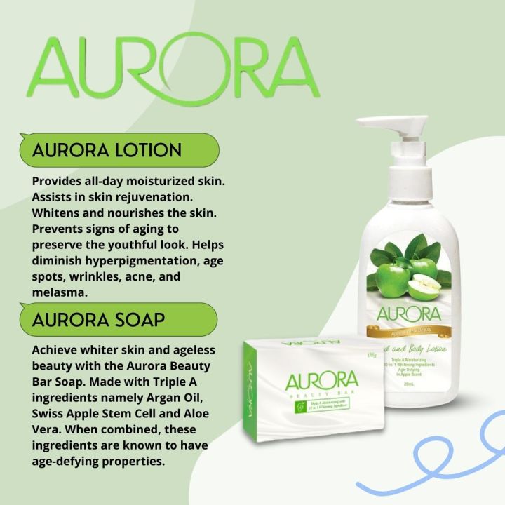 IFERN Aurora Soap & Lotion Combo ClicktoCart | Lazada PH