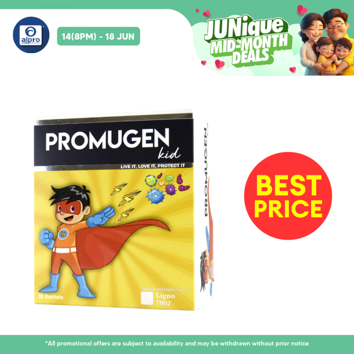 Promugen Kid Immune Booster 2g x 30s Contains Tiger Milk Mushroom ...