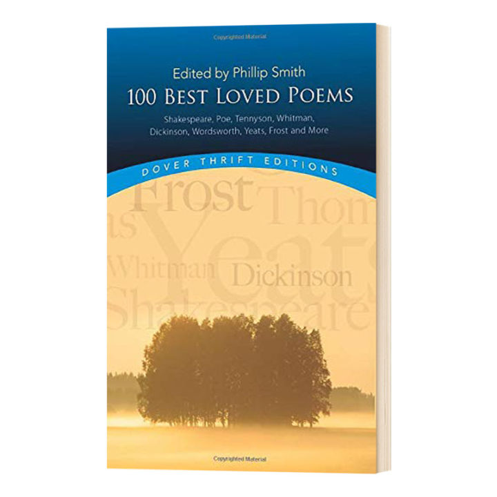 100 favorite poems 100 best loved poems original English literature and ...