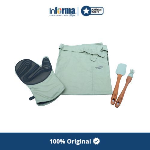 Cooking Color Set 4 Pcs Prun Alat Masak - Hijau Mint | Lazada Indonesia