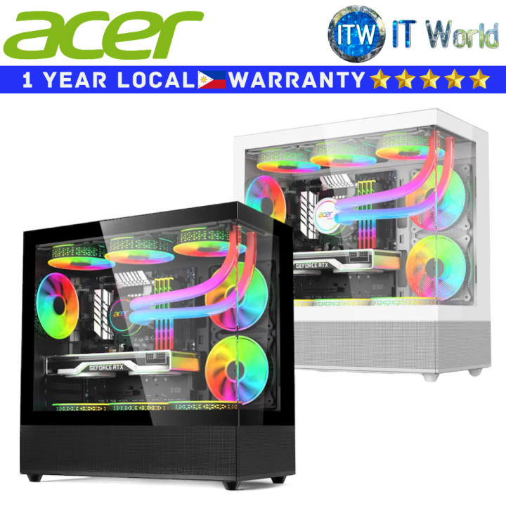 Acer Computer PC Case V920 M-ATX No Screws Throughout Full View ...