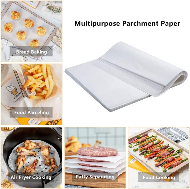 100pcs Food Liner, Greaseproof Paper, Rice Wrapper, White Paper Sheets ...
