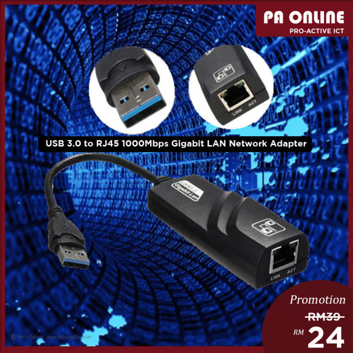 USB 3.0 ETHERNET ADAPTER | Lazada