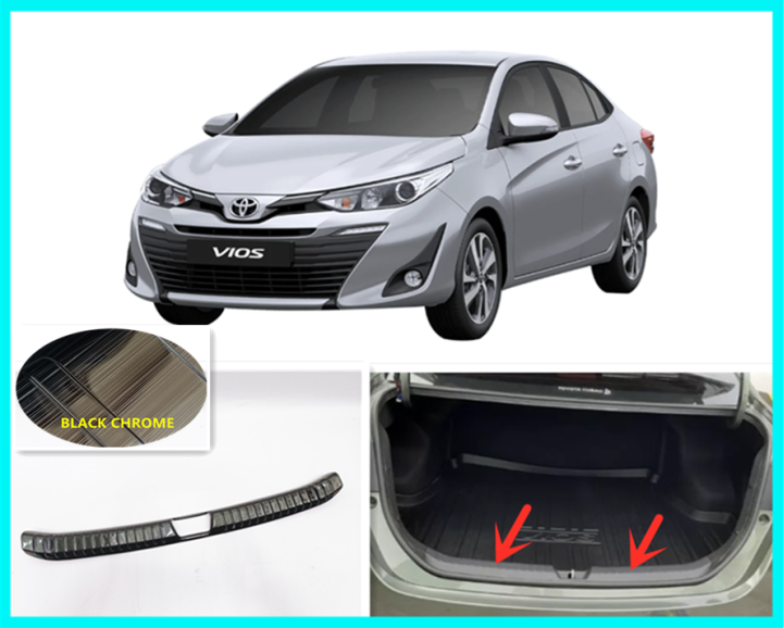 TOYOTA VIOS 2019 - 2022 INNER Rear Bumper Guard Trunk Protector ...