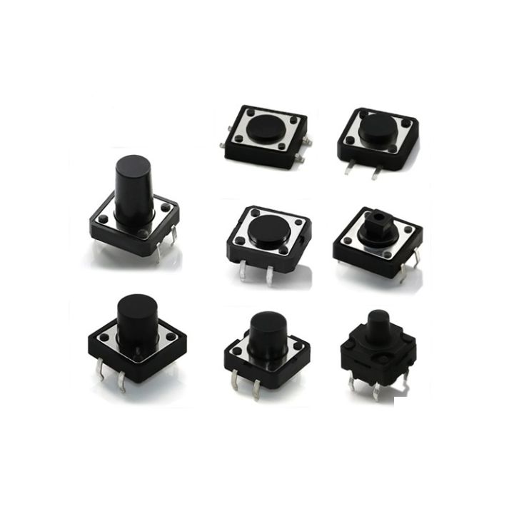 10pcs 12×12×4 3mm 12 12 4 3mmtact Tactile Push Button Switch Smd 4pin