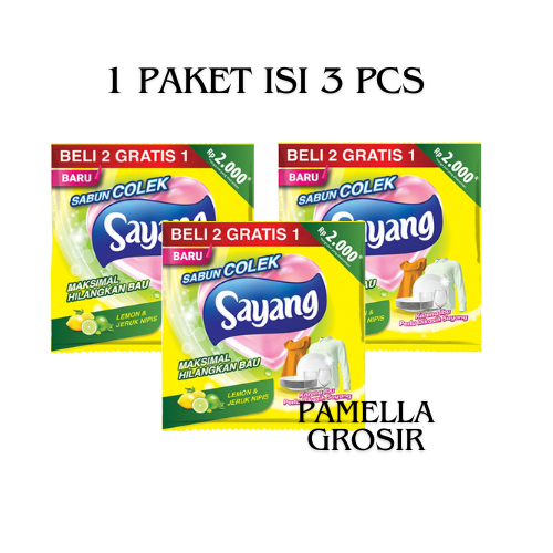 Sayang Sabun Colek Lemon & Jeruk Nipis 145 GR Beli 2 gratis 1 | Lazada ...