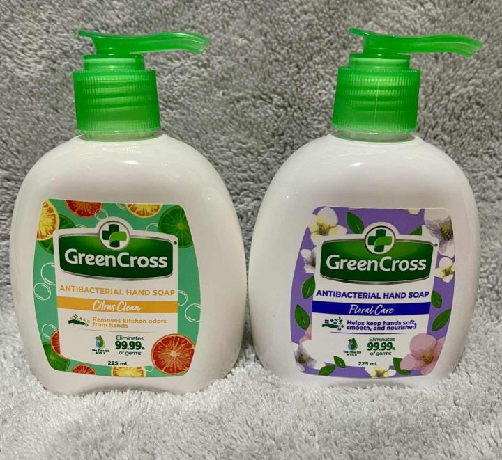 Green Cross Antibacterial Hand Soap 225ml Pump | Lazada PH